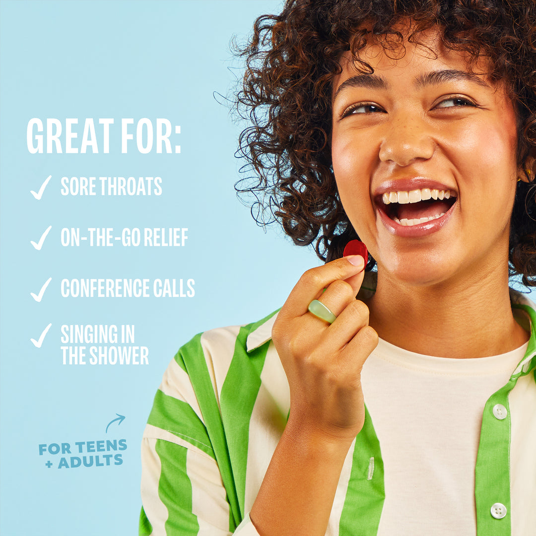 Sore Throat Lozenges, Organic Honey Lozenges, Raspberry, (Sootheez ...